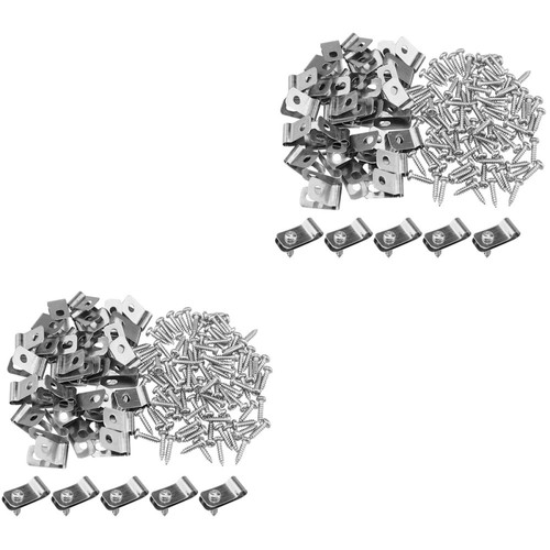 2 Pieces Metal Livestock Fence Clip Wire Fastener Post Fasteners | eBay