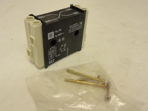 206070 New-No Box; Telemecanique VZ7 055196 Auxiliary Contact; 660VAC ...