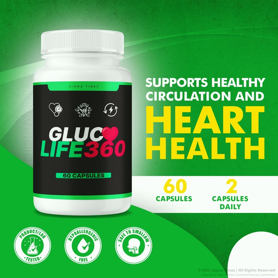 Gluco Life 360 Capsules – GlucoLife 360 Blood Health Support Formula ...