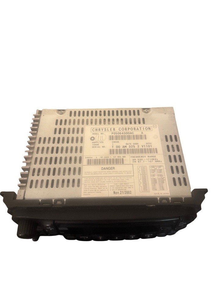 2002 - 2007 Chrysler, Dodge, Jeep, Ram OEM Stock Radio / CD / Cassette ...