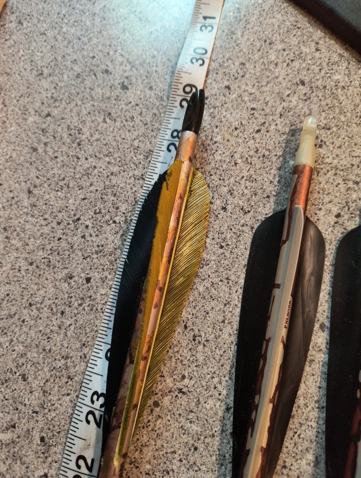 7 Easton XX75 Superlite 2314 aluminum arrow shafts, 1 Easton 2117, 4 ...