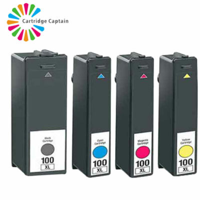 4 Ink cartridge for lexmark 100 Impact S300 S301 S302 S305 S308 S508 ...