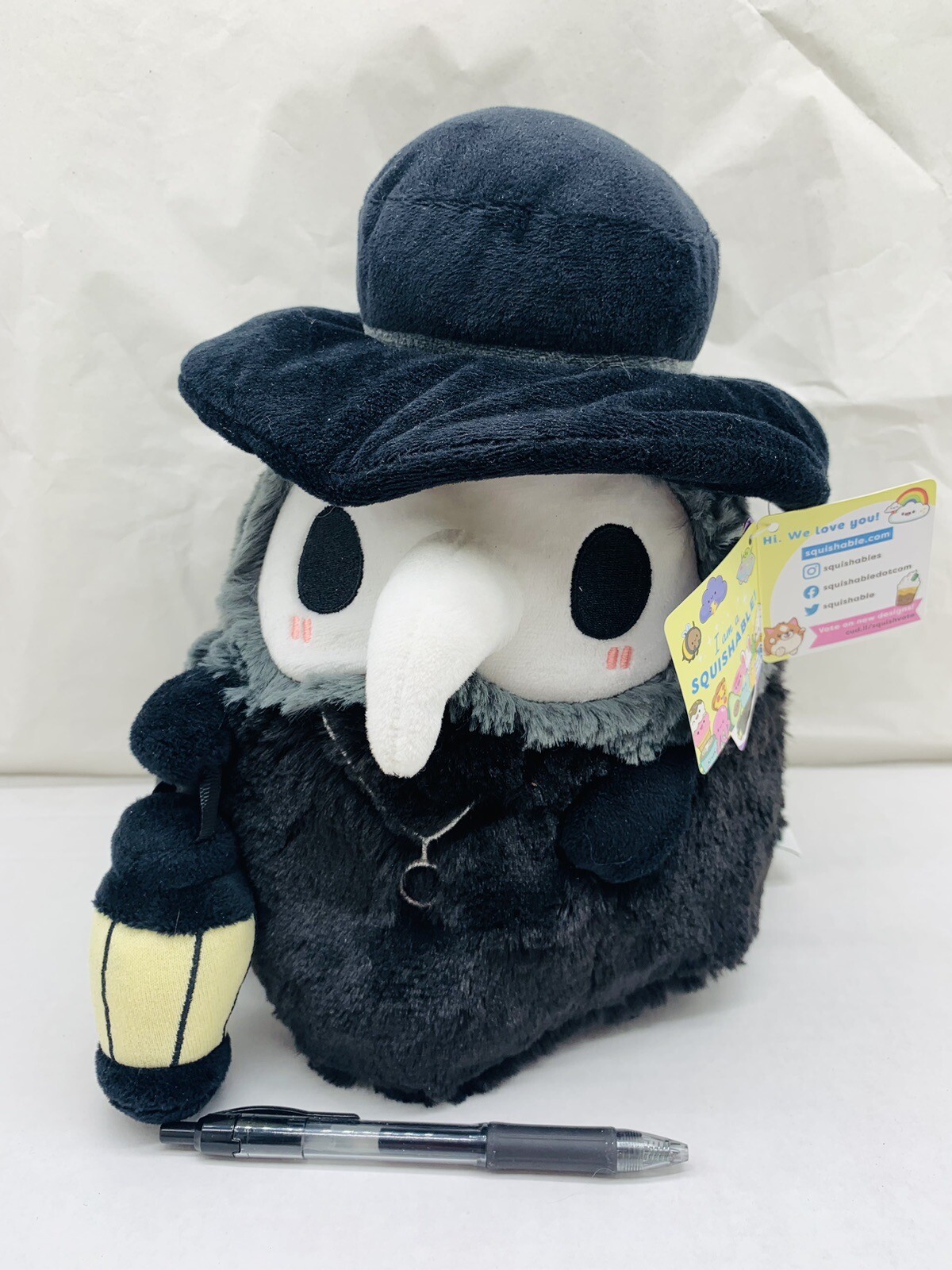 Squishable the Mysterious Doctor Plague Black Bird Plush 11" Stuffed ...