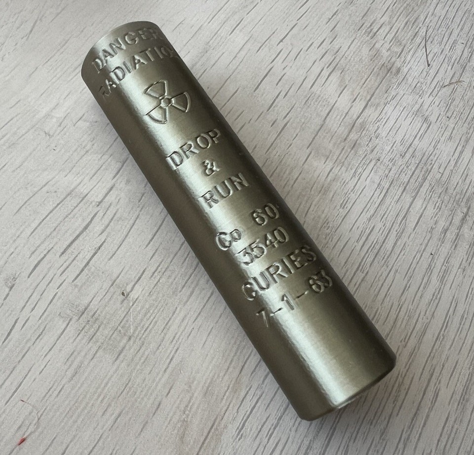 Cobalt-60 Drop & Run prop, 3D printed Replica | eBay