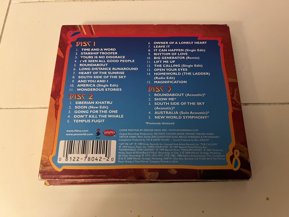 Yes - Ultimate Yes - 35th Anniversary Collection - 3 CD Set! | eBay