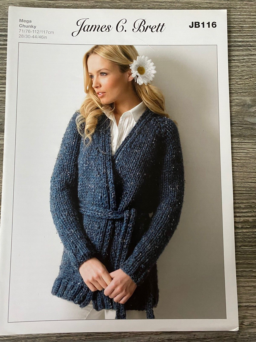 James Brett Knitting Patterns James Brett Cardigan Knitting Pattern