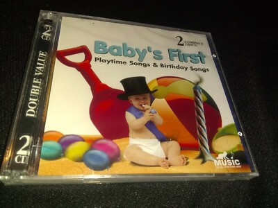 Baby's First Playtime Songs & Birthday Songs (2 CDs) New Sealed Ships ...