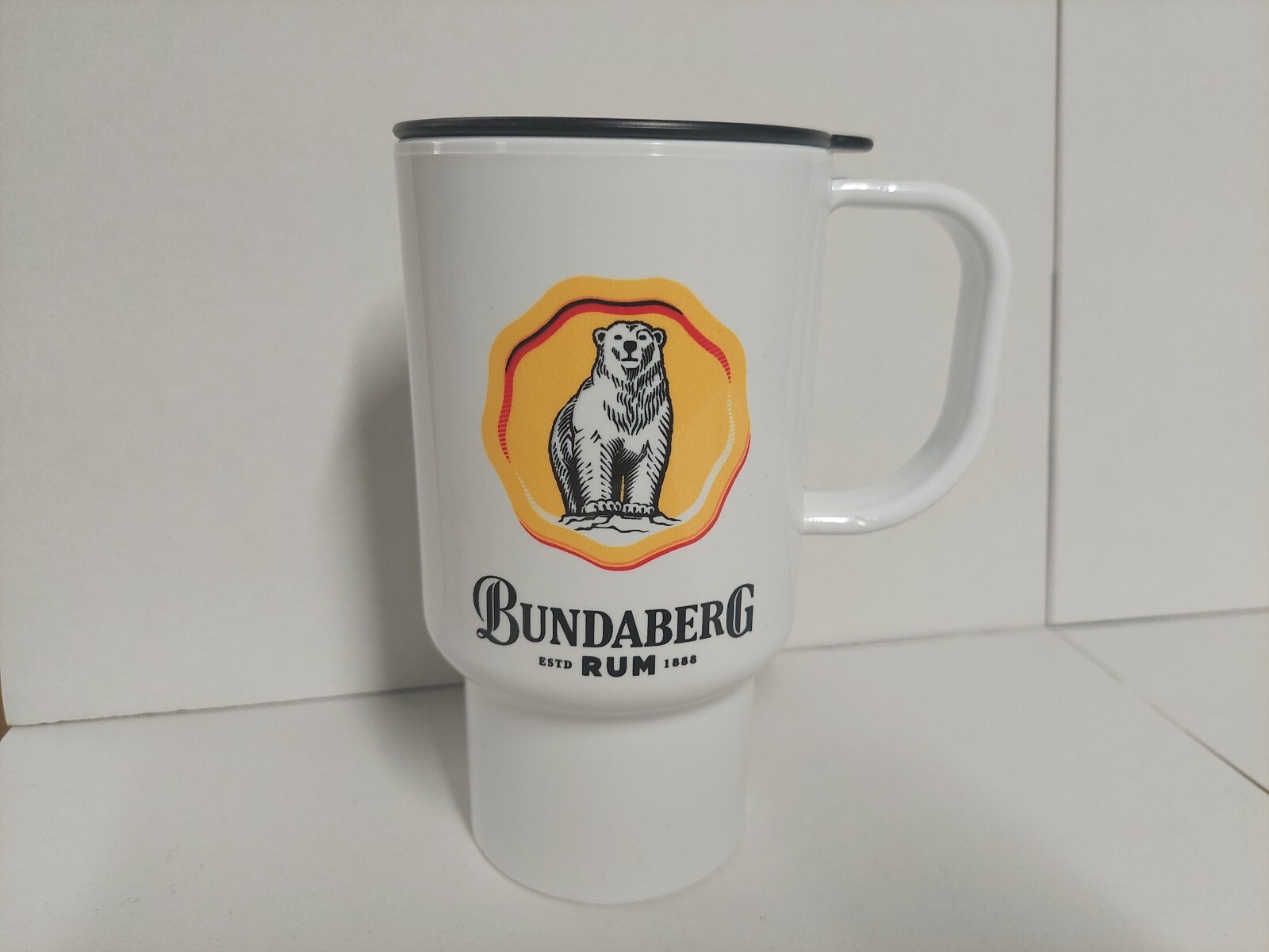 Bundaberg Rum Plastic Travel Mug - Coffee Tea - Bundy Bear Logo | eBay ...