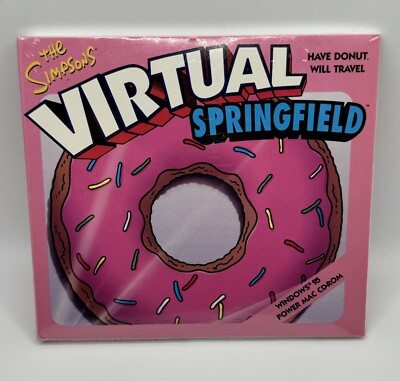 The Simpsons: Virtual Springfield Sealed CD ROM game (Windows/Mac 1997 ...