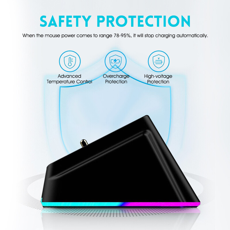 Mouse Wireless Charging Dock for Logitech G502 G703 G903 GPW G PRO X ...