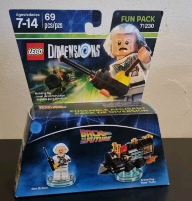 LEGO DIMENSIONS: Back to the Future Doc Brown Fun Pack (71230 ...