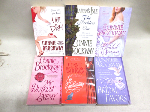 Connie Brockway Romantic Suspense Lot of 6 Paperback Books.* | eBay