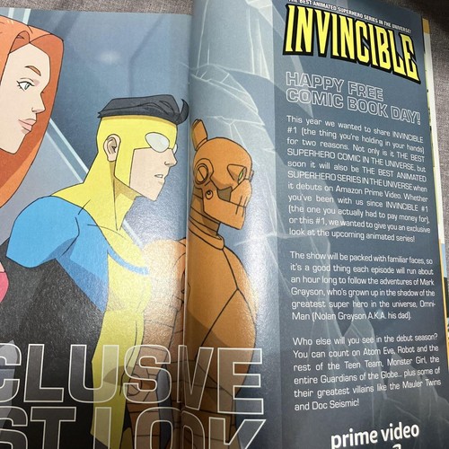 Invincible Free Comic Book 2020 | Full Color | Anime Concept Art Pages ...