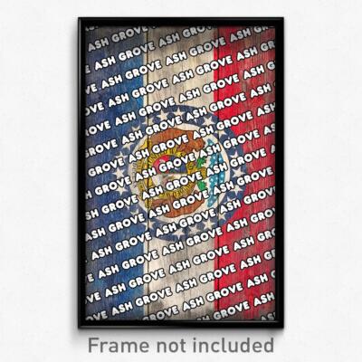 Ash Grove Missouri Poster (MO City Souvenir 11x17 Town Print) | eBay