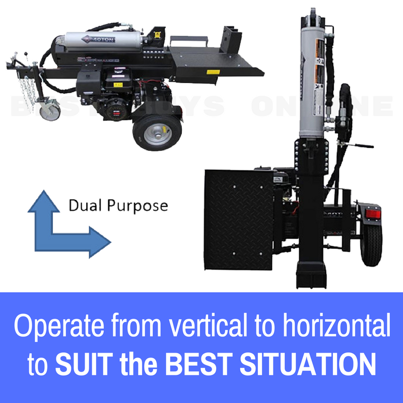 Log Splitter 40 Ton 13 HP - Genuine Millers Falls Black Diamond | eBay ...