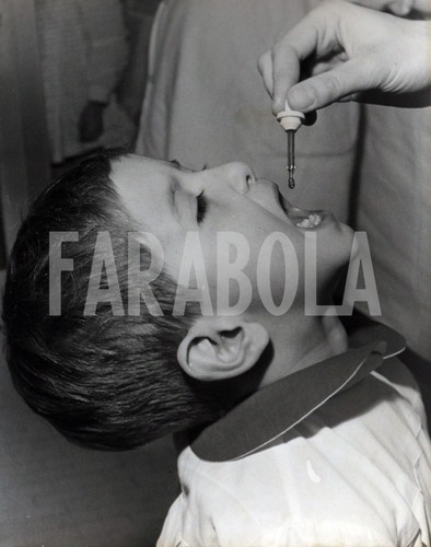 Photo de presse vintage Milano Administration Vaccin Sabin 1964 tirage ...