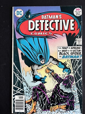 Batman Detective Comics #464-Black Spider DC Comics Mid/Grade Bronze ...