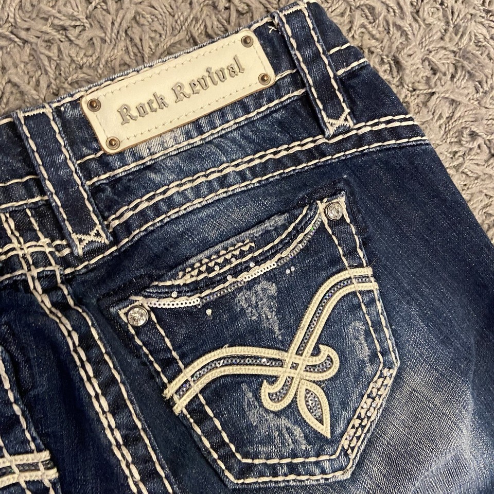 Rock Revival NWOT Women’s Becky Easy Stretch Cropped Jean in Becky EP10 ...