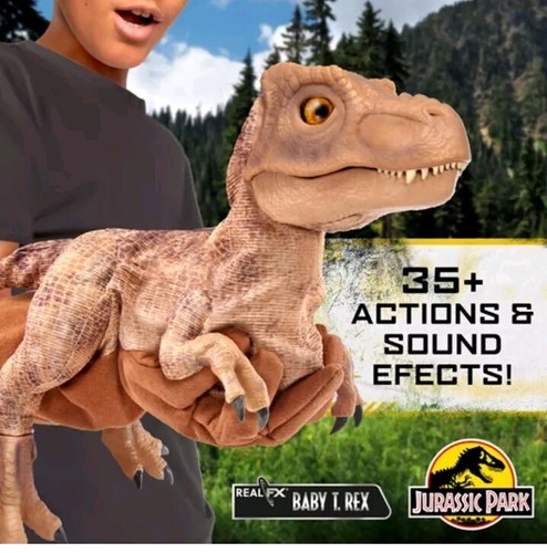 Jurassic Park TOY REAL BABY T-REX Animatronic Dinosaur Gift Present ...