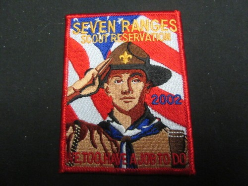 Seven Ranges Scout Reservation, 2002 Pocket Patch NR | eBay