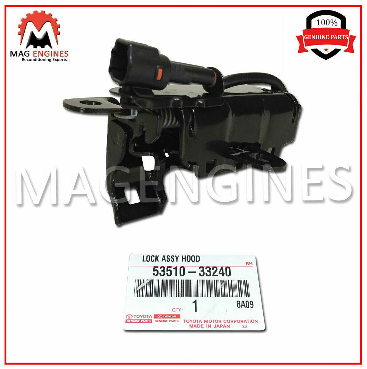 53510-33240 GENUINE OEM FRONT HOOD LATCH LOCK BRACKET 5351033240 | eBay