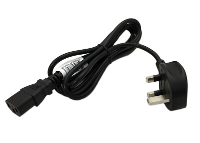 3 PIN UK KETTLE LEAD MOULDED PLUG PC CABLE POWER CORD 2M FUSED | eBay
