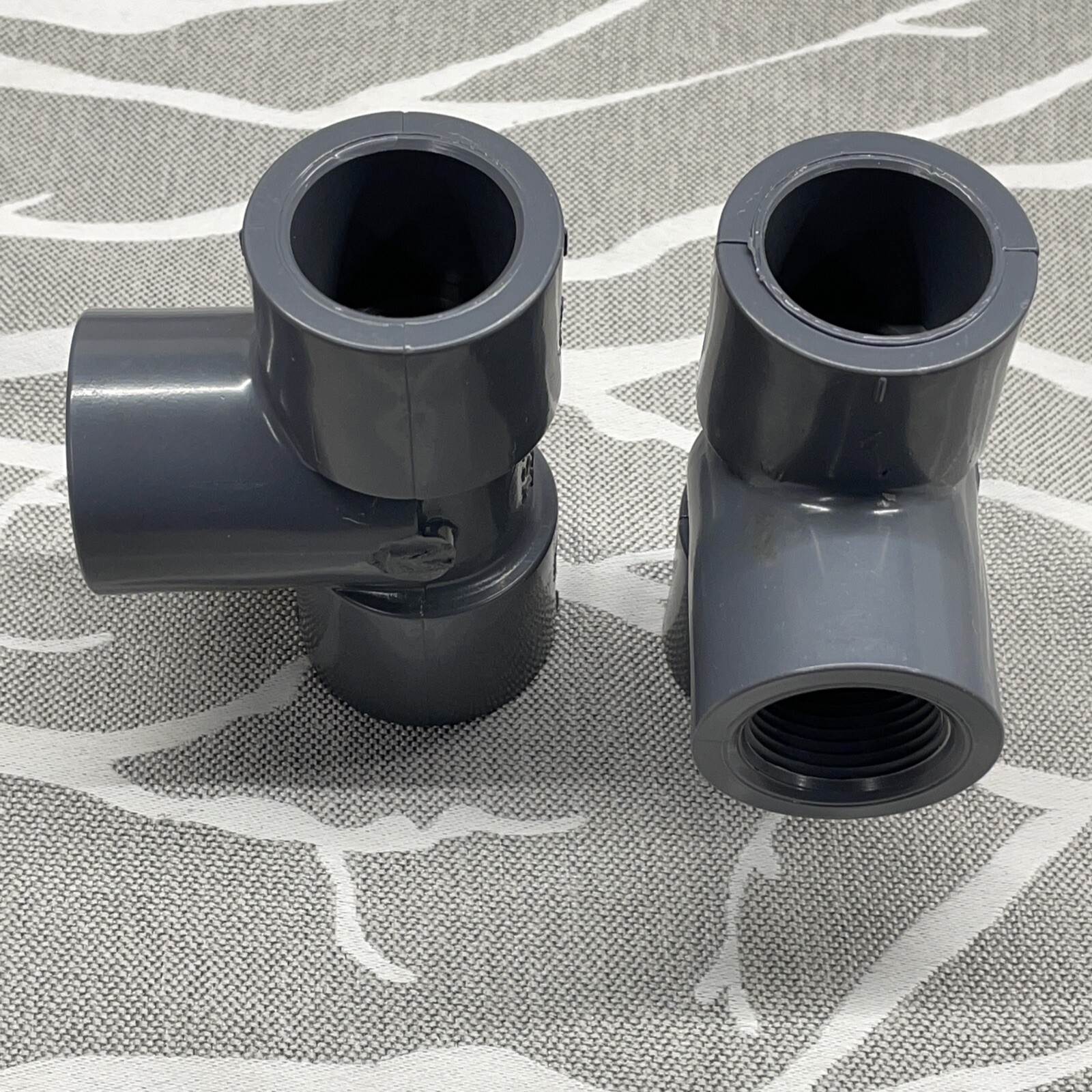 NIBCO U.S.A 3/4” schedule 80 PVC tee Threaded Center | eBay