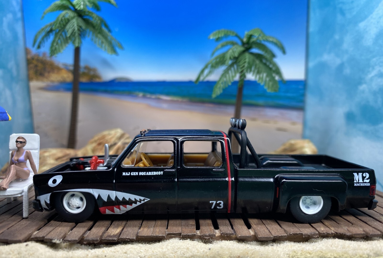 1973 Chevrolet Cheyenne Super 30 Lowered Truck Rare 1/64 Scale Loose ...