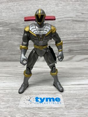 Power Rangers Lightspeed Rescue Mega Battle Silver # 6 Action Figure ...