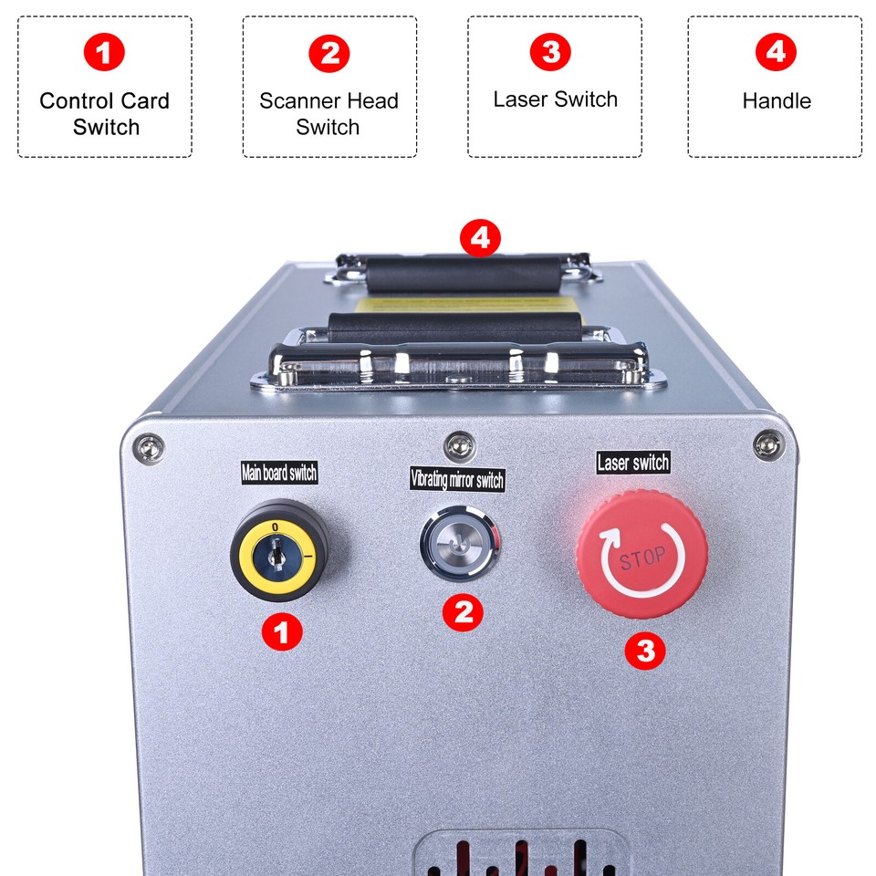 HL Laser 60W JPT MOPA M7 Fiber Laser Marking Machine Metal Jewelry ...