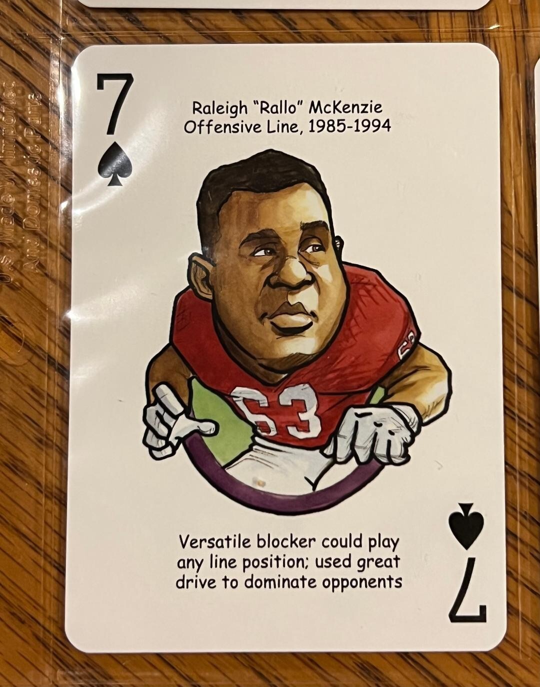 Raleigh McKenzie - Hero Decks caricature playing card - Washington ...