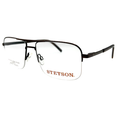 STETSON 369 183 56/17/145 - BROWN - NEW Authentic MEN EYEGLASSES Frame ...