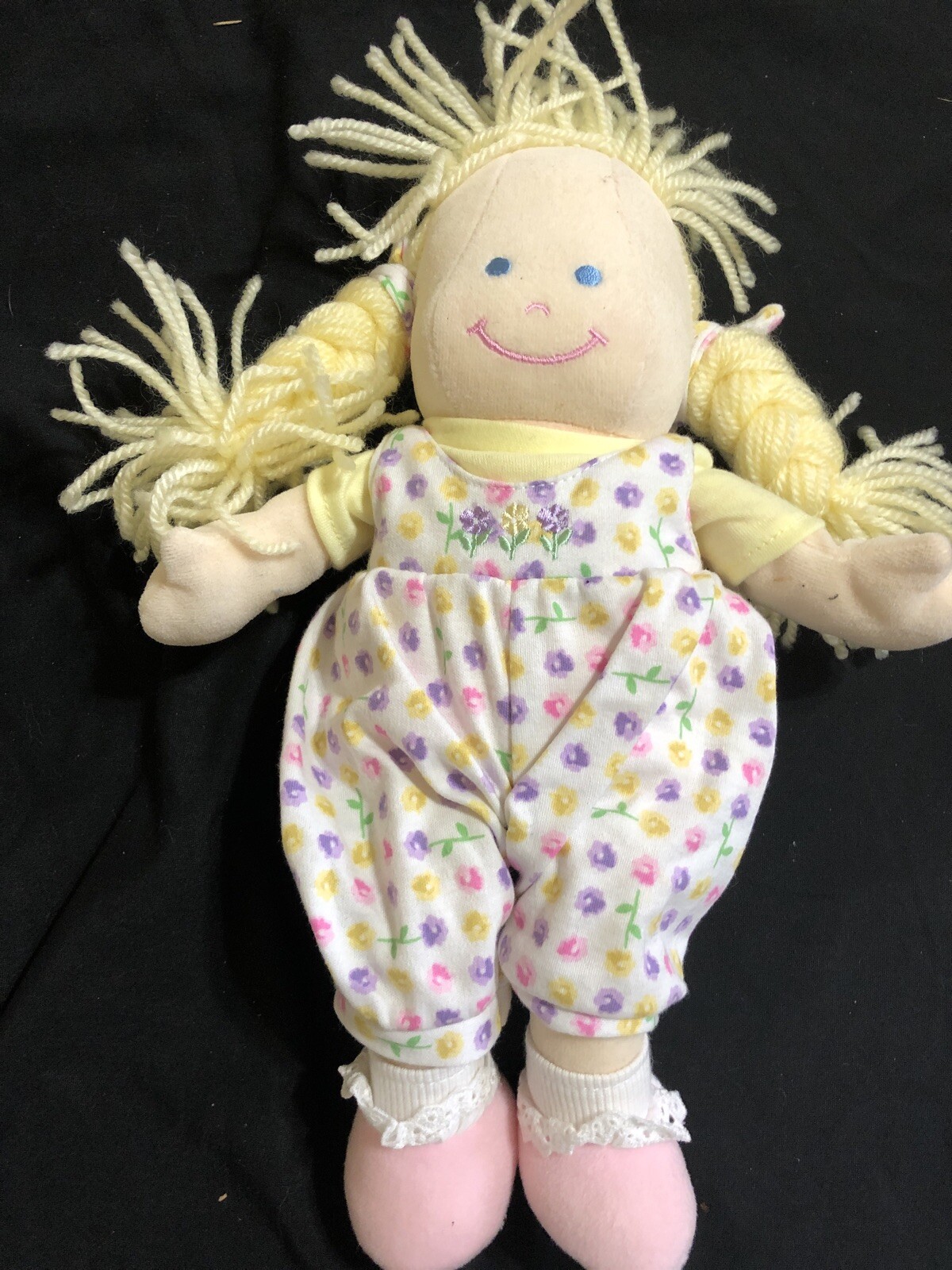 Carters Doll Rattle PJs Security Lovey 8" Dolly Satin Feet Prestige Toy ...