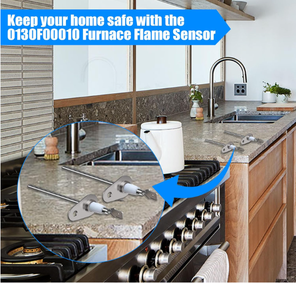 3Pk Upgraded Replacement 0130F00010 fits Goodman Furnace Flame Sensor ...