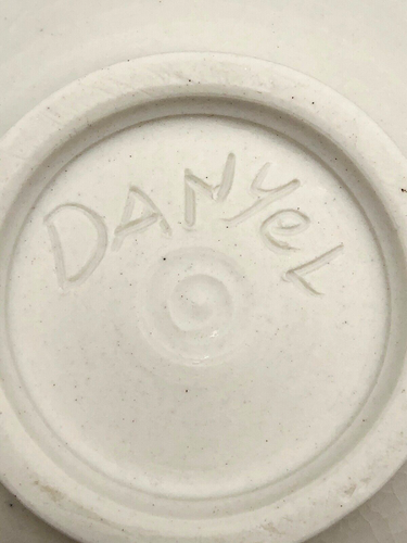Danyel Dean Pottery Bowl Ceramic Signed Bird Watcher Vintage | eBay