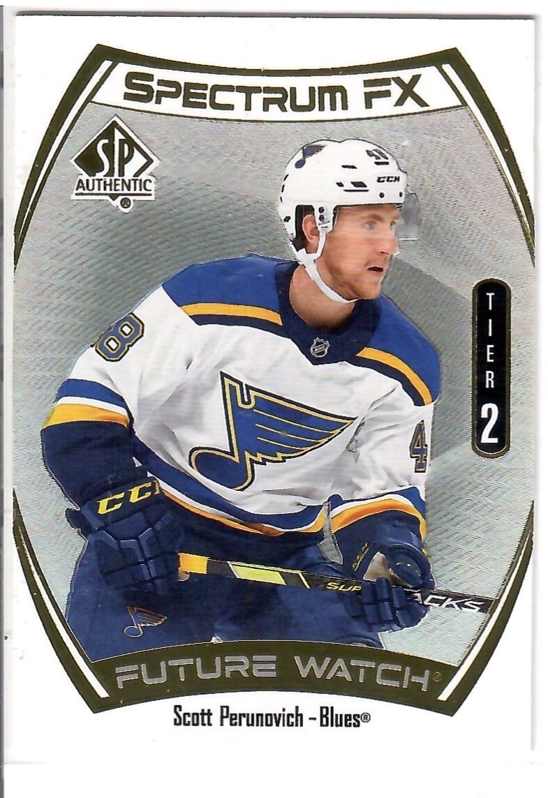 2021-22 SP Authentic Spectrum FX Tier 2 Future Watch S-81 Scott ...