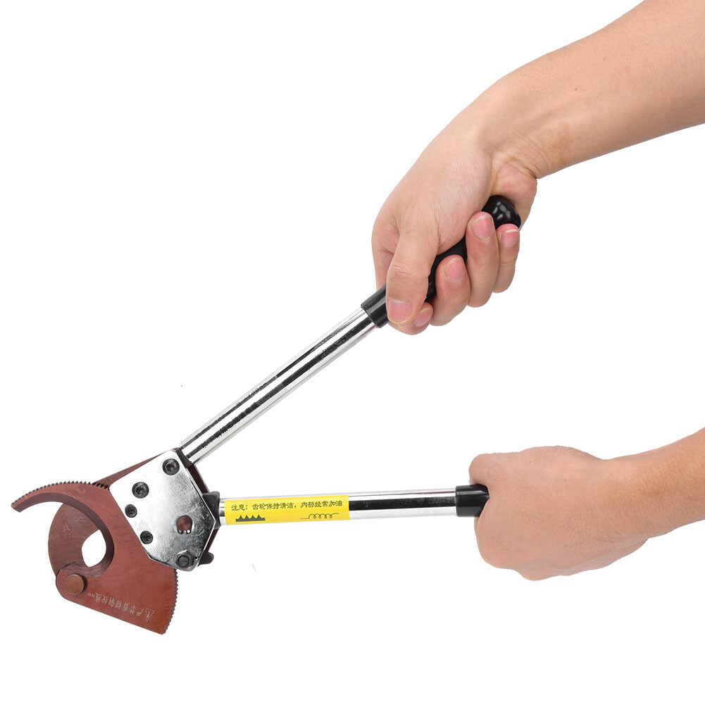 Manual Ratchet Cable Cutter Industrial Manganese Steel Knife Wire ...