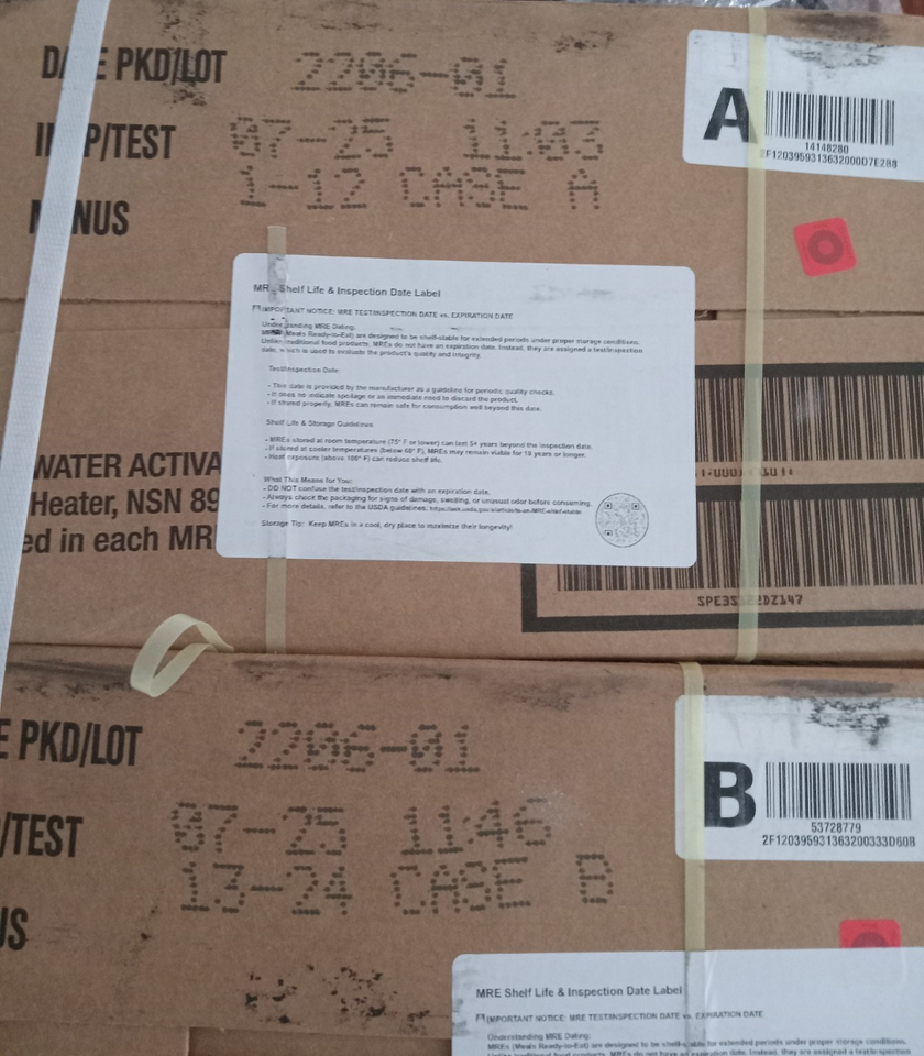 MRE Menu 9 Beef Stew. Insp 7/25 | eBay