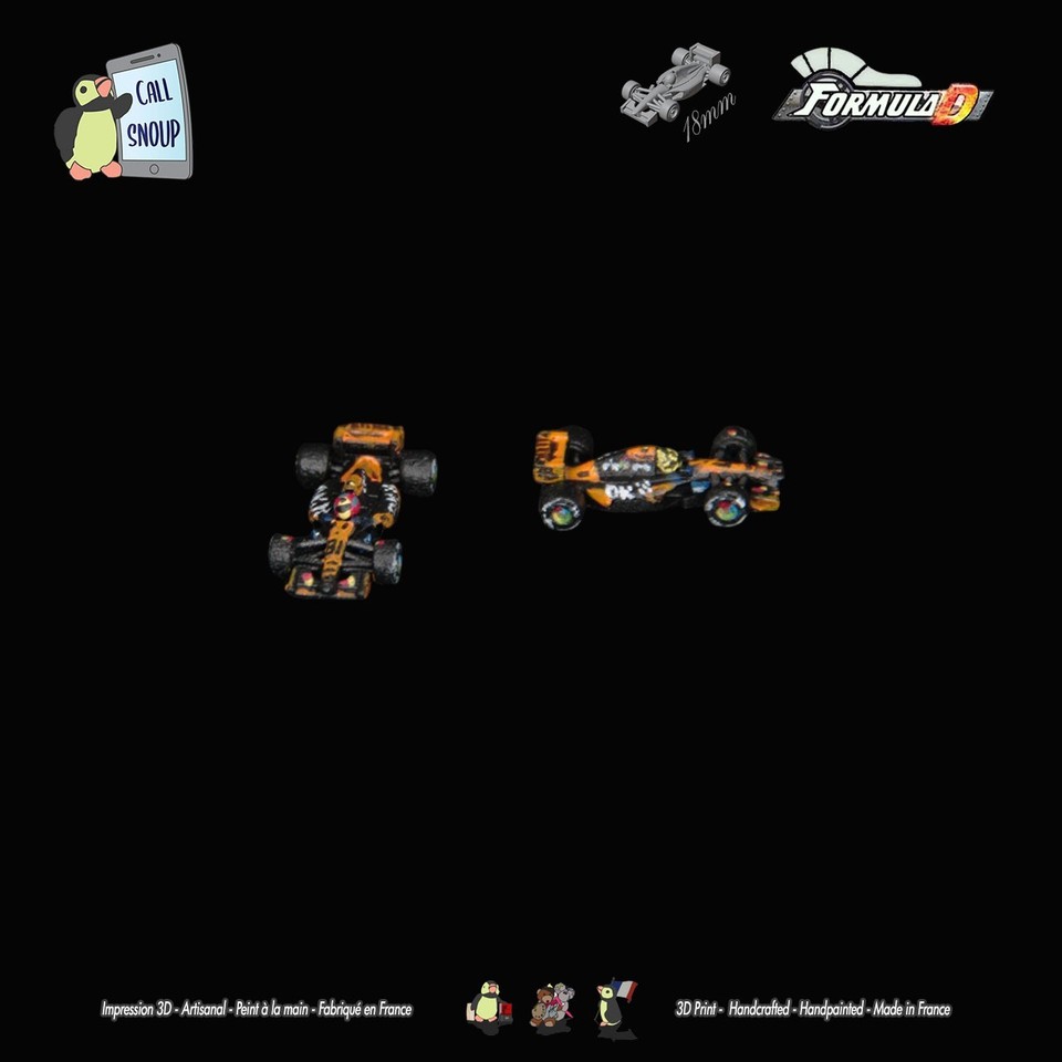 10 miniatures de Formule 1 - Formula D / Formule Dé (F1 18mm unpainted ...