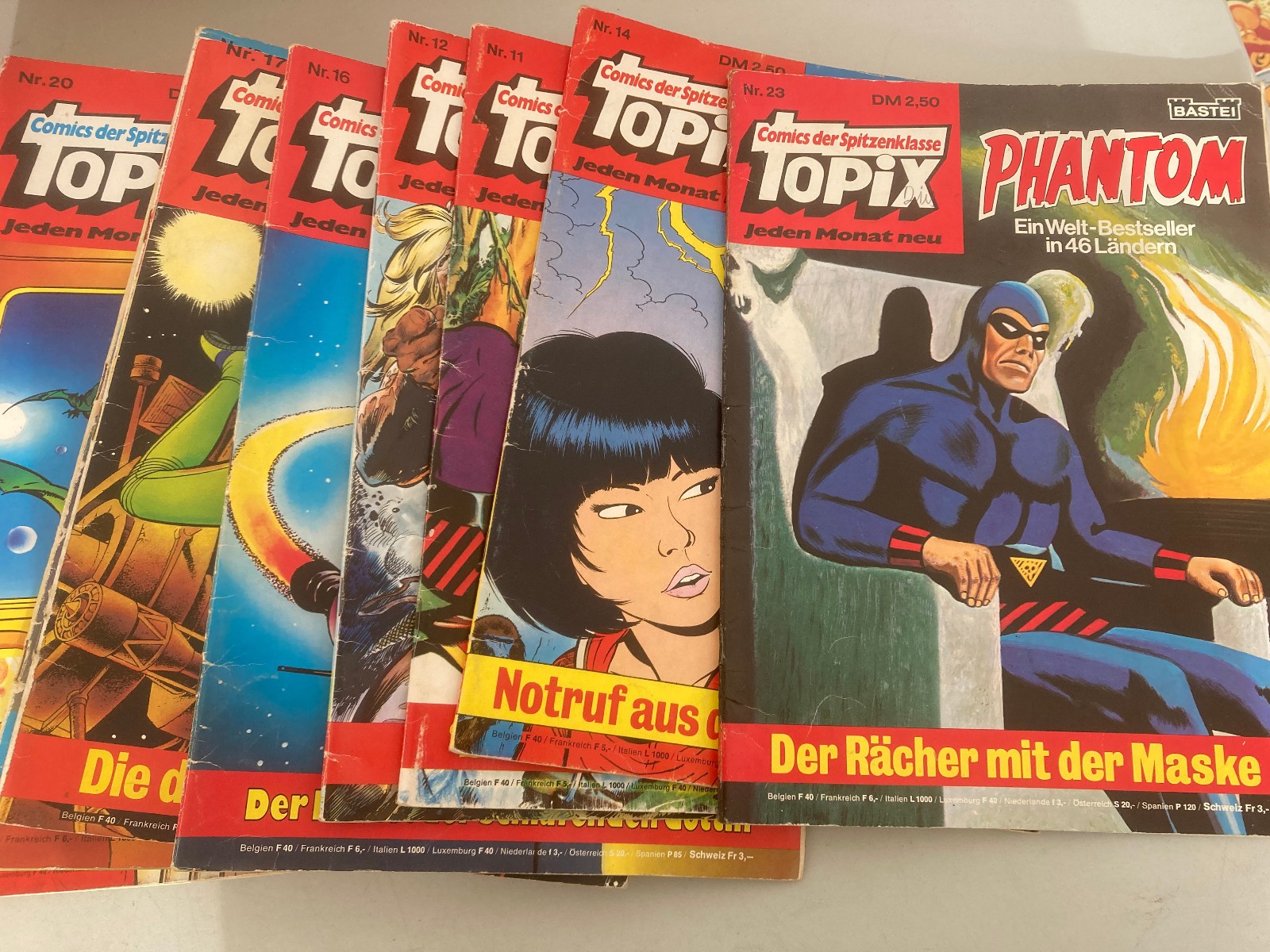 Bastei: 26 x TOPIX Comic Hefte (Großformat) Bereich 1-29 [7773K] | eBay.de
