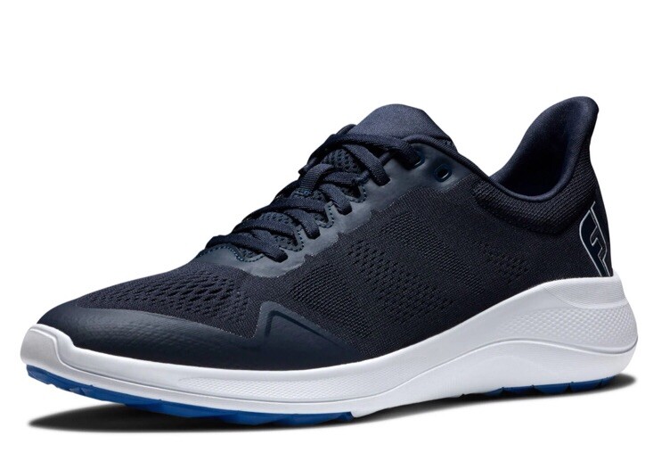FootJoy FJ Mens Flex Spikeless Golf Shoes Navy #56140 Medium Width | eBay