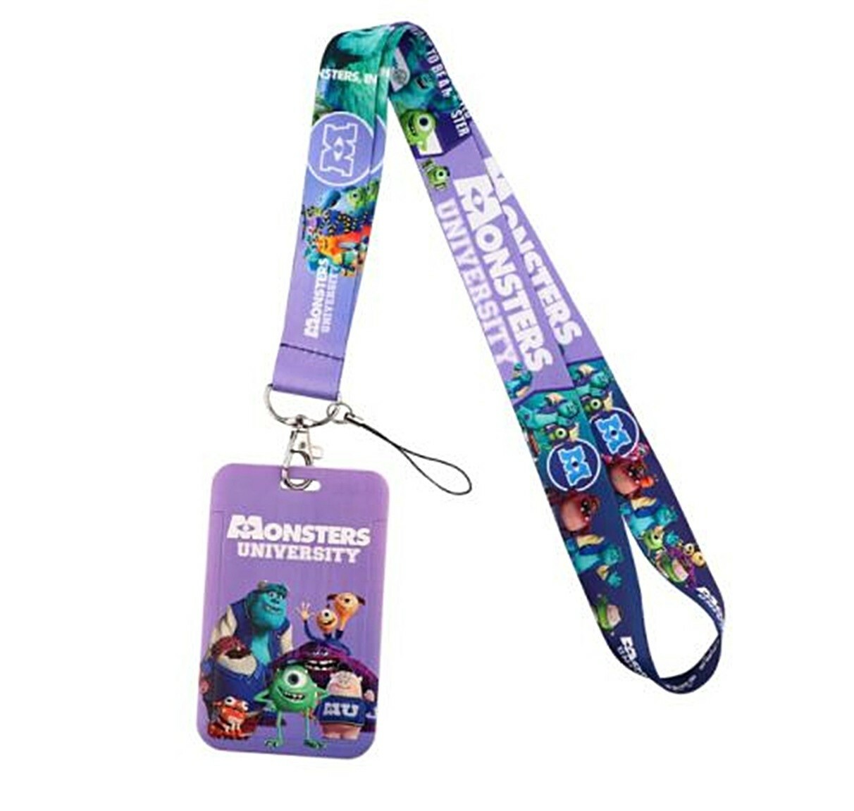 Monsters University Characters Lanyard w/ ID Holder Keychain | eBay