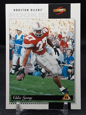 EDDIE GEORGE 1996 SCORE ROOKIE OILERS TITANS OHIO STATE BUCKEYES G2 | eBay