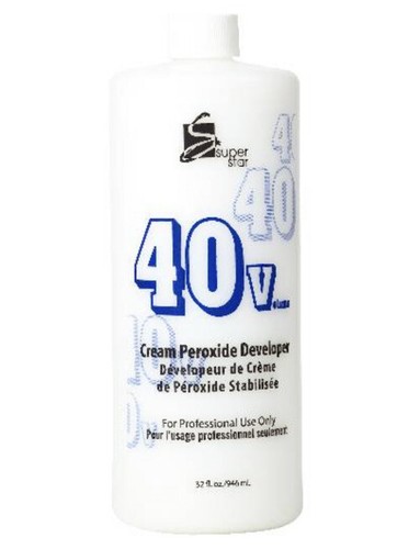 40 Volume 32 Oz Super Star Hair Bleach Peroxide Cream Developer Creme ...