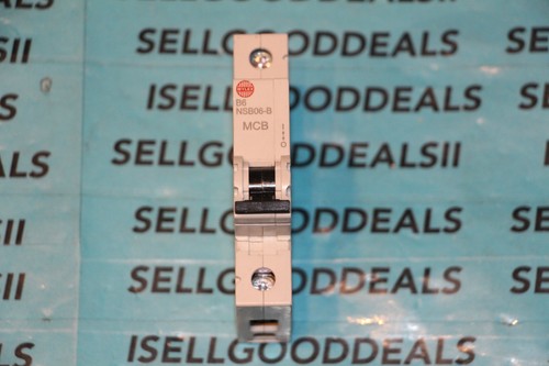 Wylex NSB06-B Circuit Breaker 6A MCB 1-Pole B6 NEW | eBay