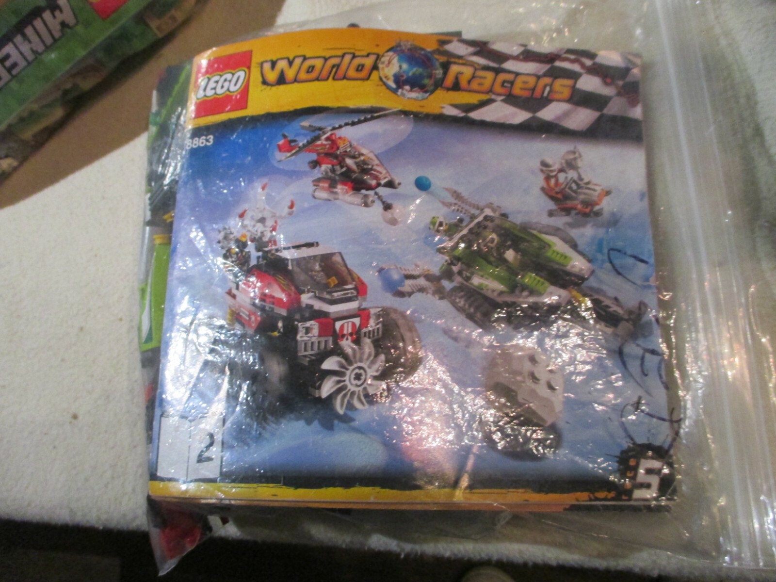 Lego World Racers 8863 Blizzard's Peak Vehicles Set w/ Minifigures 95% ...