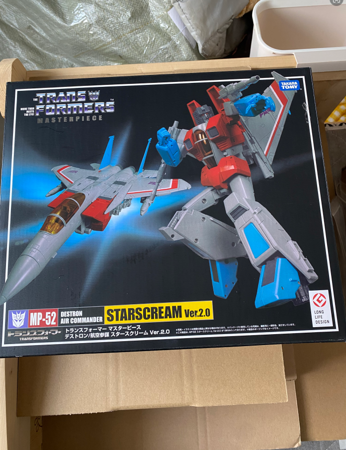 New Box! Transforms Masterpiece MP-52 Starscream Version 2.0 MP52 In ...