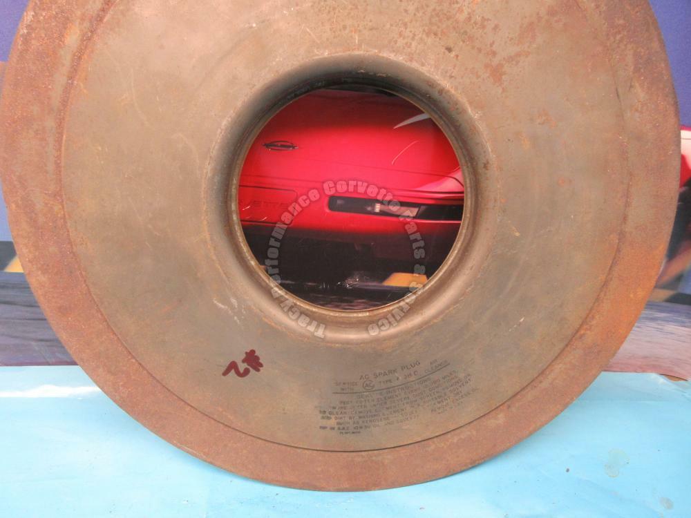 1960-1962 Corvette 1 X 4 Air Cleaner AC Spark Plug A98C WCFB Base Plate ...