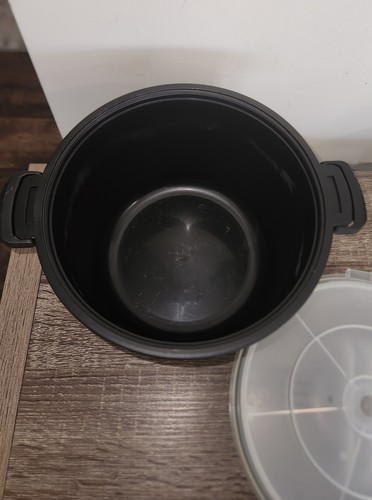 Pampered Chef 3 Quart Micro Cooker Plus Microwave Steamer Locking Lid ...