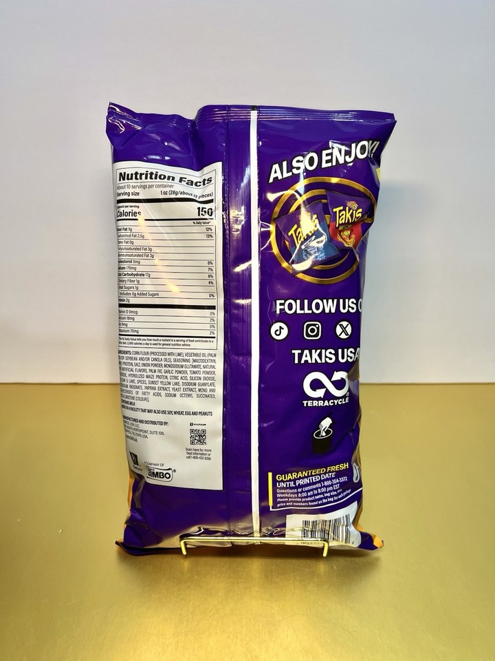 🟡 New Limited Edition Takis Nacho Xplosion Chili Pepper Tortilla Chips ...